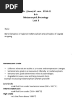 Barrovian Metamorphic Zones Explained | PDF | Geology | Petrology
