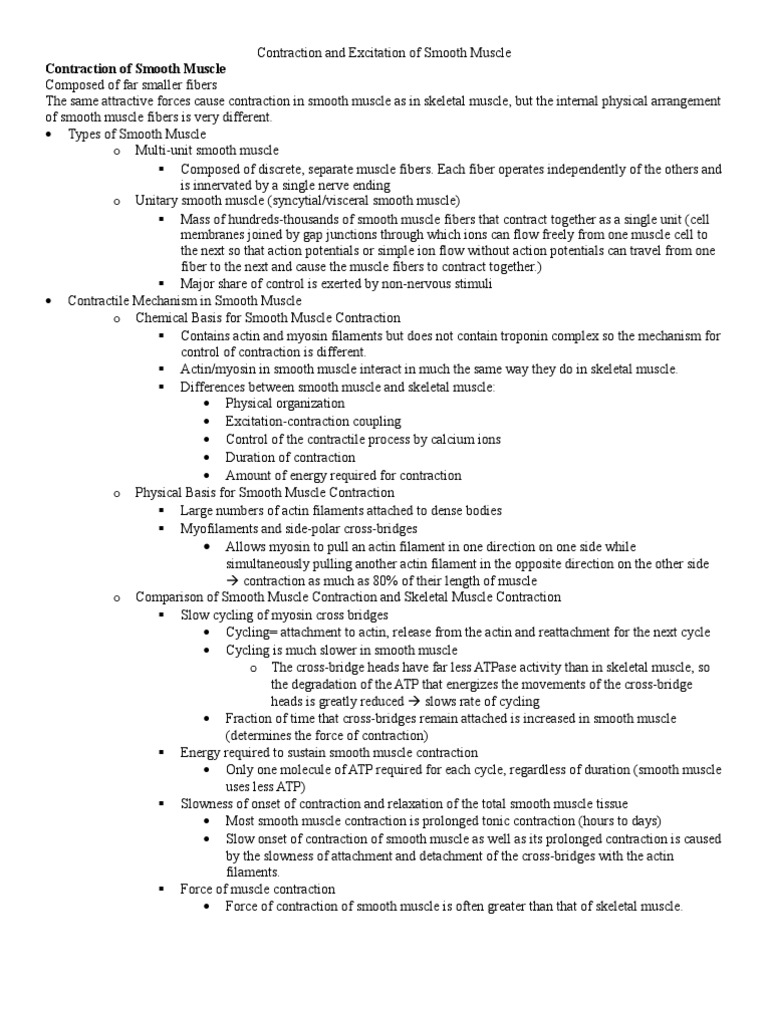 Calcium Pump | PDF | Muscle Contraction | Action Potential