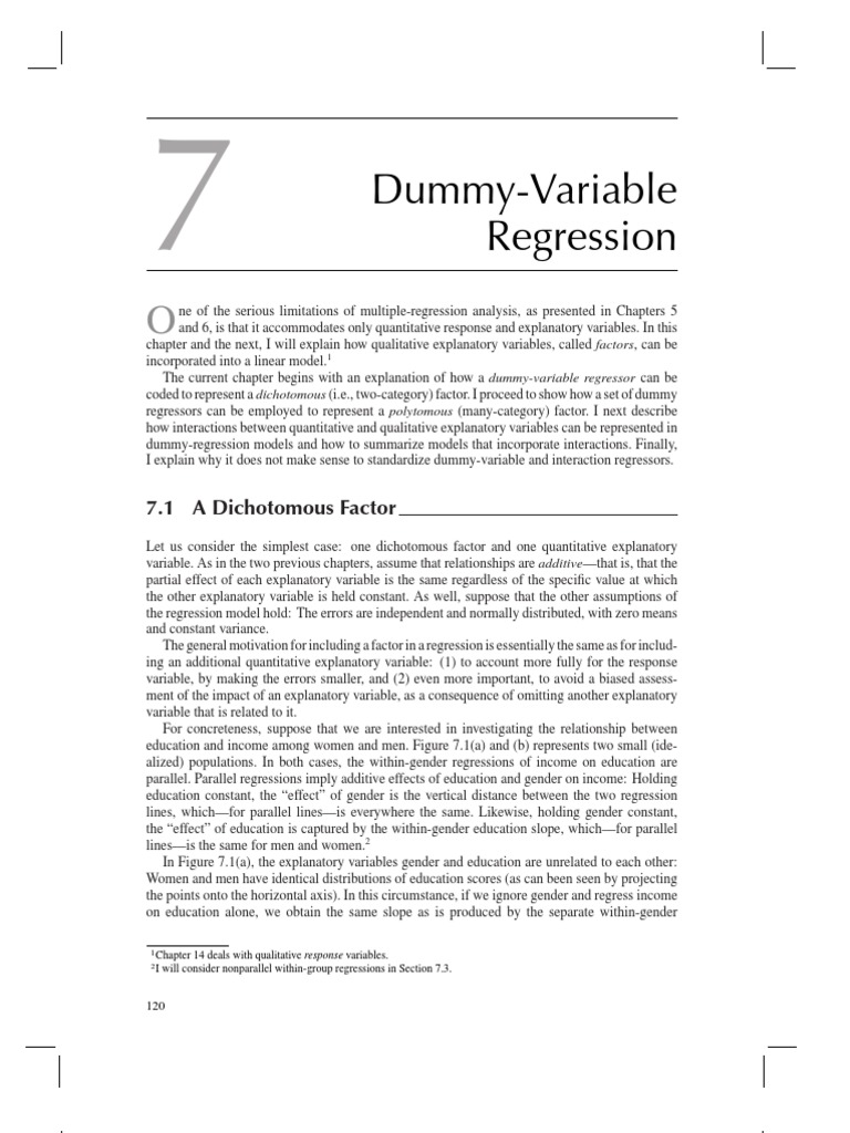 Dummy Regression | PDF | Linear Regression | Regression Analysis