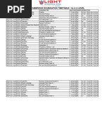 March 2026 - Cie Timetable - As&a Level | PDF | Science