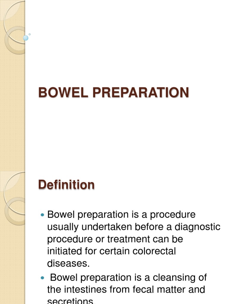 Bowel Preparation | Colorectal Cancer | Colonoscopy