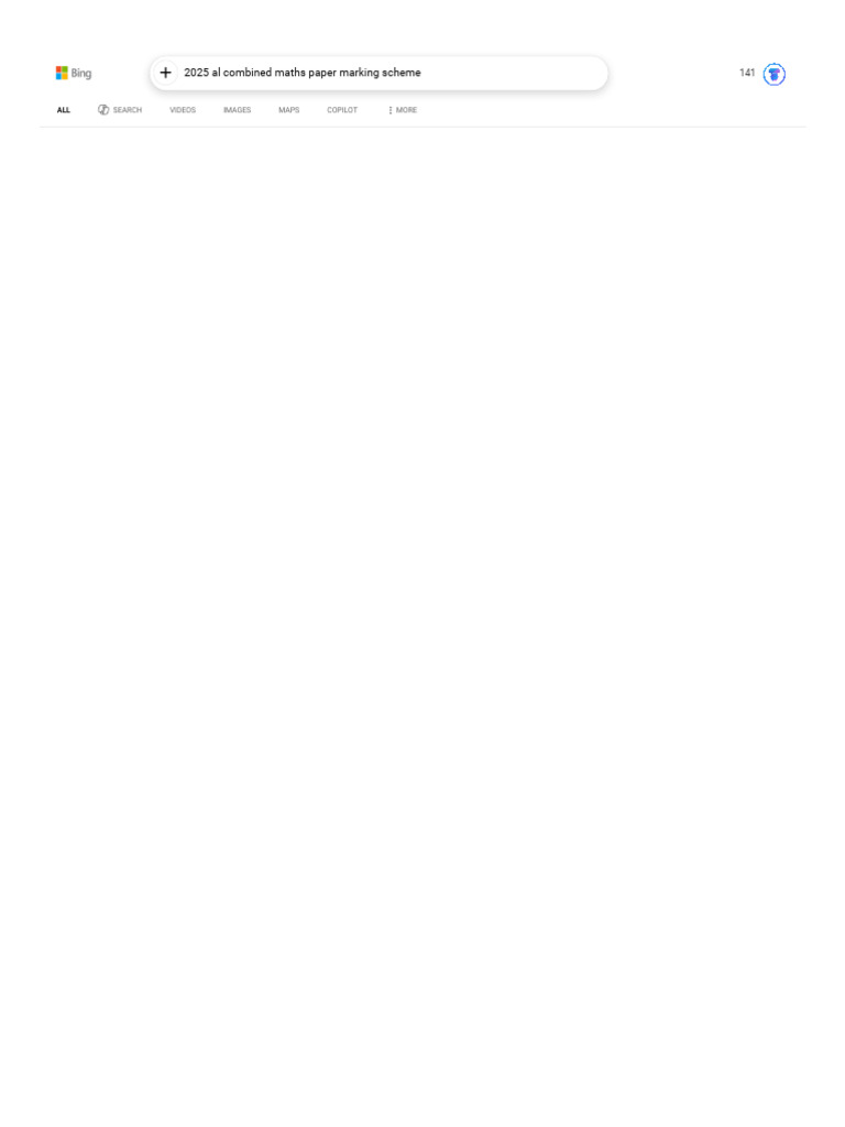 2025 Al Combined Maths Paper Marking Scheme - Search | PDF ...