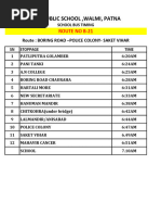 Surat City Bus Route Timetable | PDF