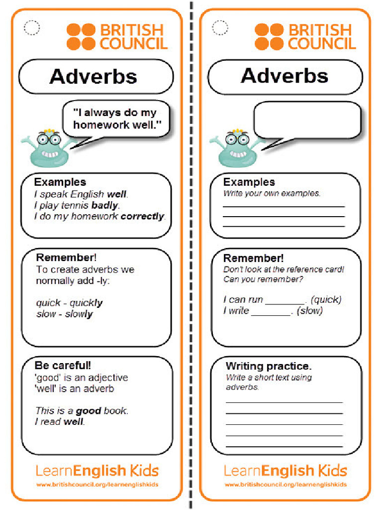 Adverb Practice | PDF