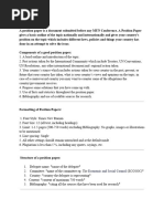 Model UN Position Paper Guide | PDF | United Nations | International ...