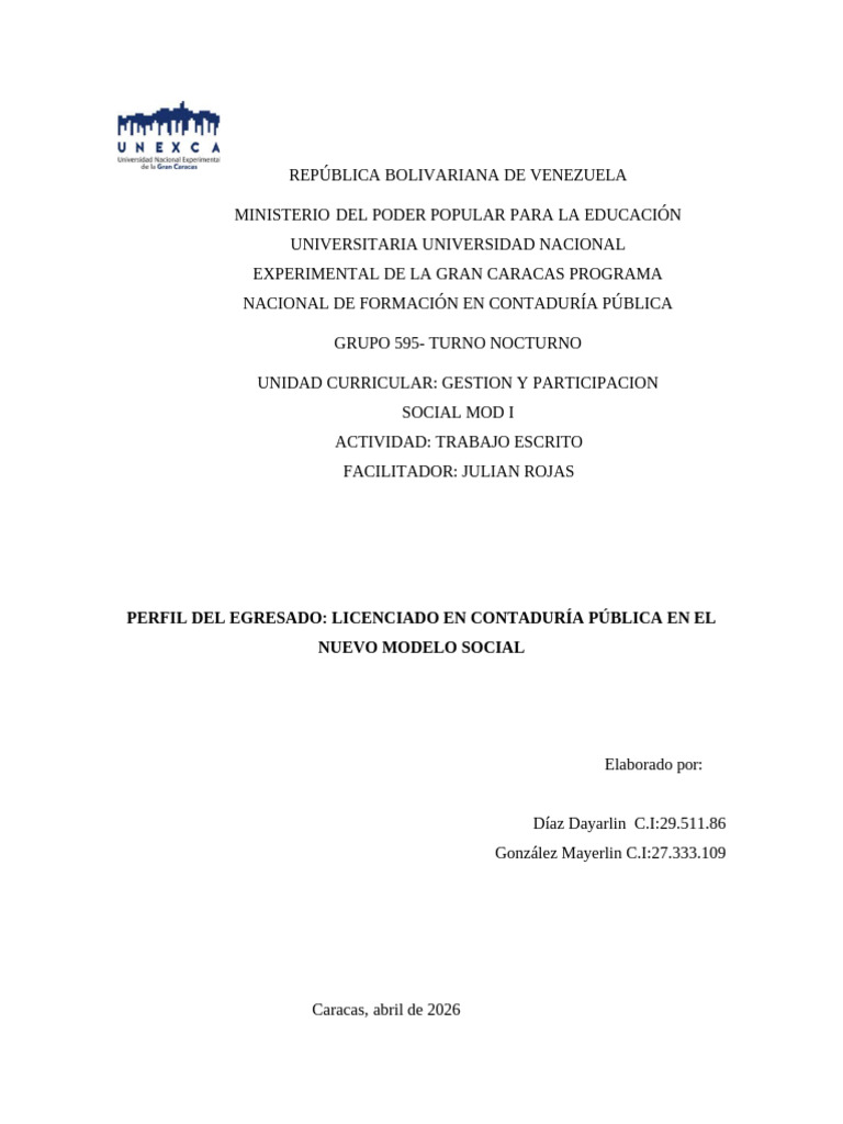 PERFIL DEL EGRESADO (2) | PDF