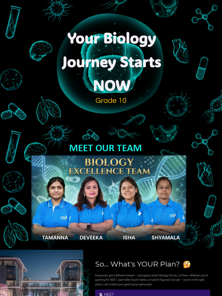 Your Biology Journey Starts NOW | PDF | Organisms | Cell (Biology)