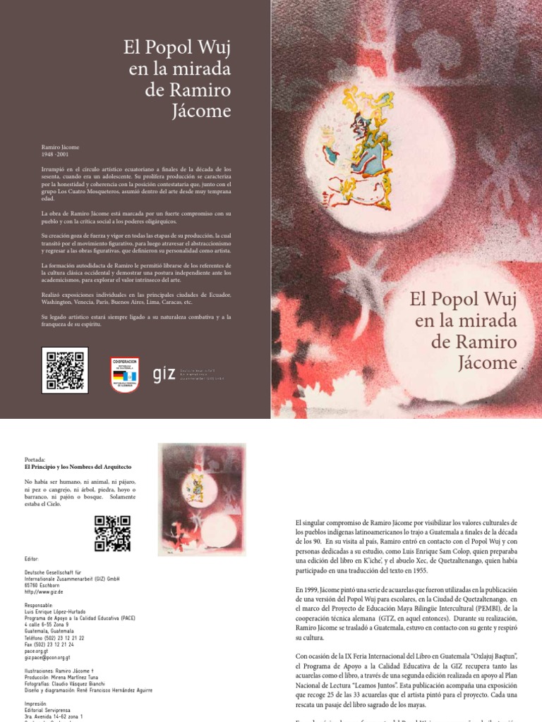 El Popol Wuj en La Mirada de Ramiro Jácome - Coleccion de Acuarelas ...