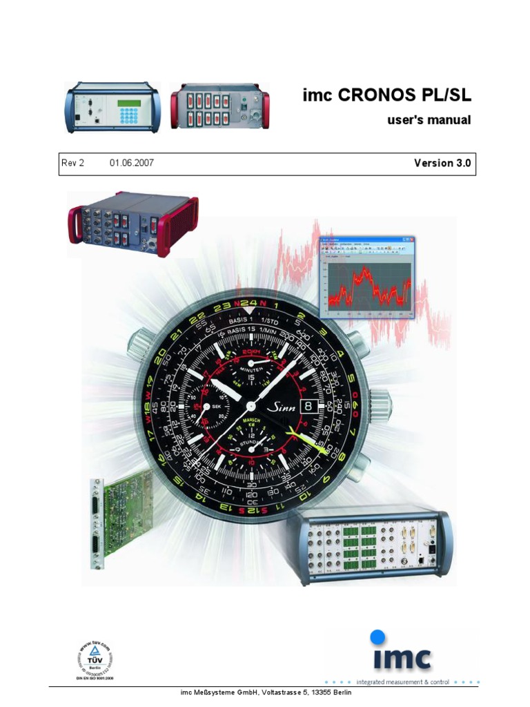 Imc Cronos PL Manual | PDF | Manufactured Goods | Electrical Engineering
