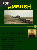 Ambush Tactics and Planning Guide | PDF | Ambush | Flanking Maneuver