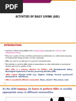 Pediatric ADL Screening Checklist | PDF