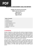 KFC Optimizes Operations with MacromatiX | PDF | Inventory | Automation