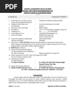 CGHS Medical Reimbursement Form | PDF