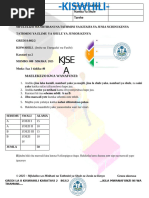 Mwito Statement Requisition Form | PDF