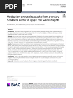 Walton Centre Headache Diary Template | PDF | Headache | Neurology