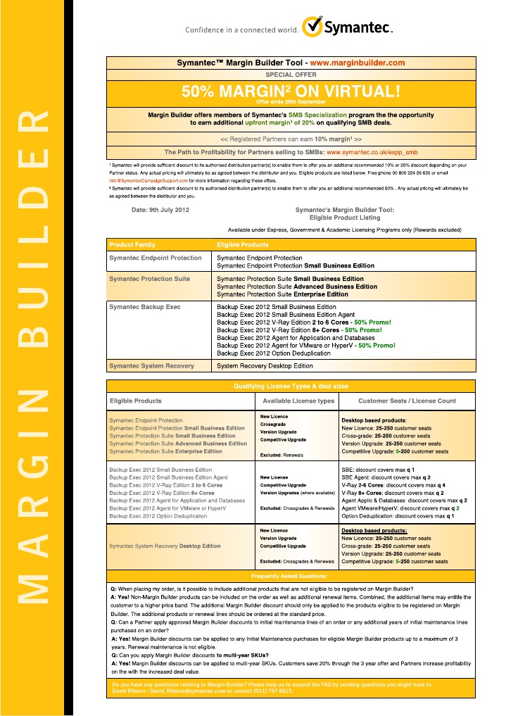 Africa Margin Builder DataSheet | PDF