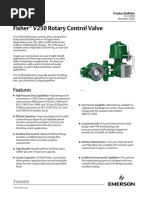 Fisher V500 Rotary Valve Dimensions | PDF