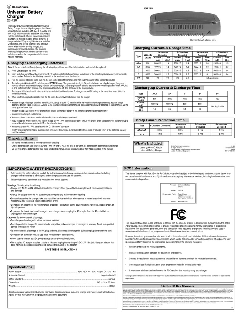 Ome23 428 | PDF | Battery Charger | Battery (Electricity)