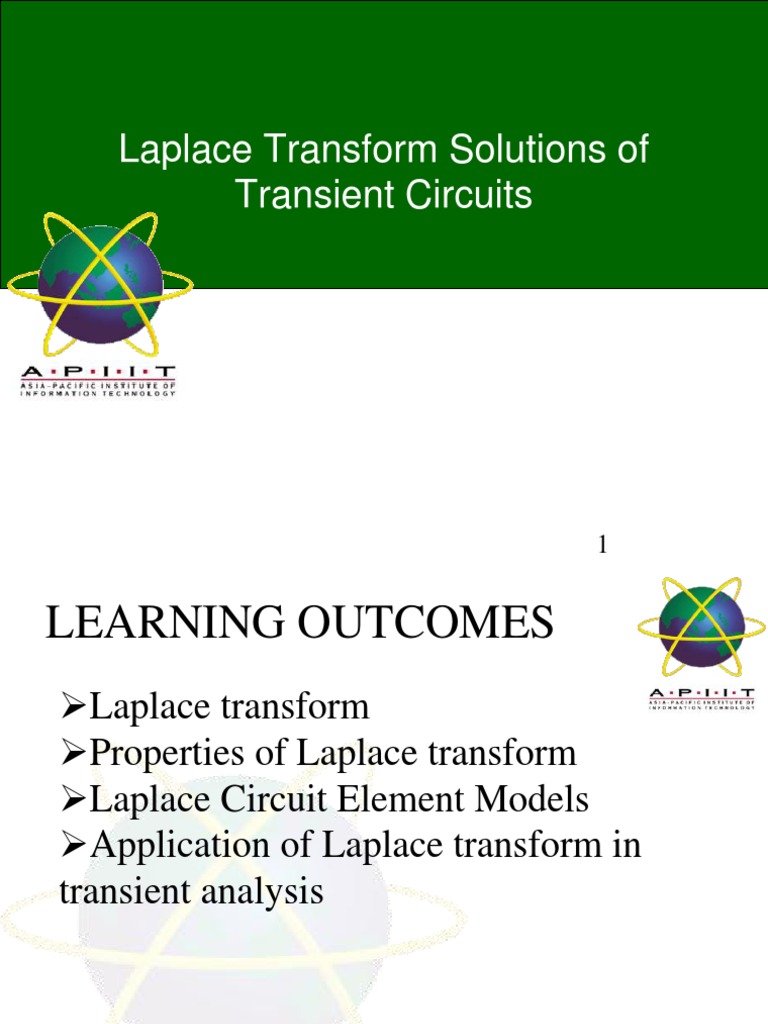 Laplace Solution Transient Circuits | PDF | Electrical Network ...