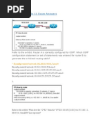 CCNA 3 v7.0 Modules 1 - 2: OSPF Concepts and Configuration Exam Answers | PDF | Routing ...