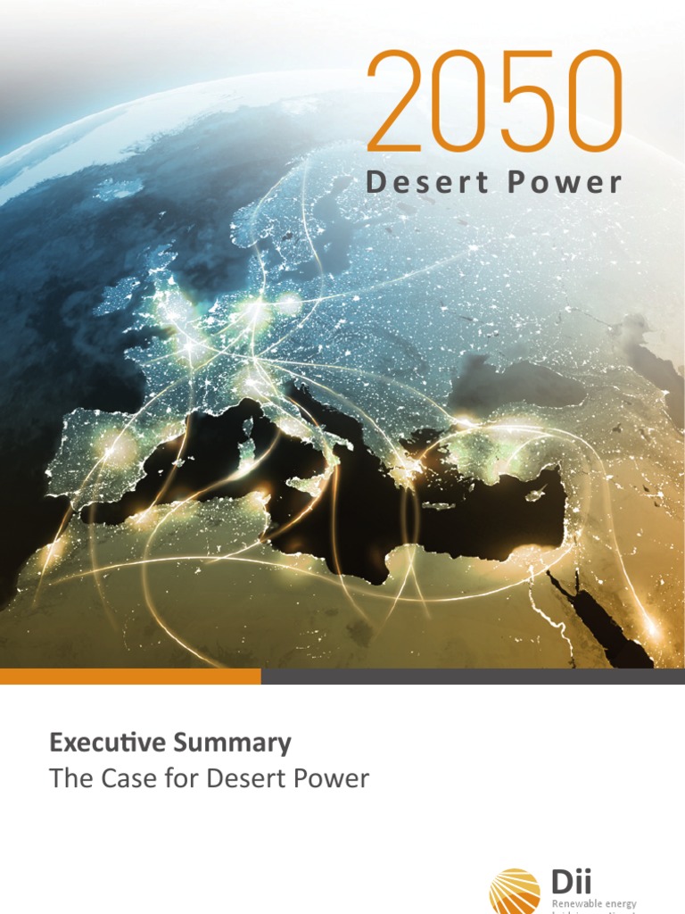 Desertec Eumena | PDF | Wind Power | Renewable Energy