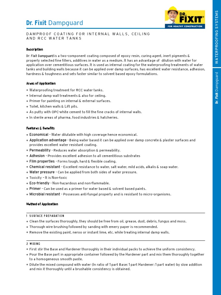 Damp Guard | PDF | Epoxy | Plaster