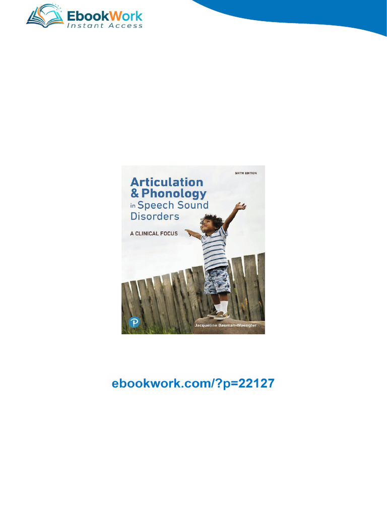 Articulation and Phonology in Speech Sound Disorders: A Clinical Focus ...