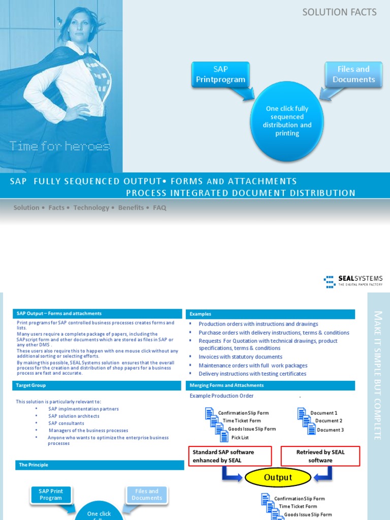 Solutions Facts SAP Shop Paper Output | PDF | Business Process | Input ...