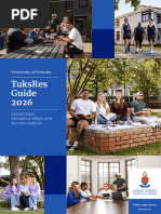 UFS Residence Application Guide 2026 | PDF