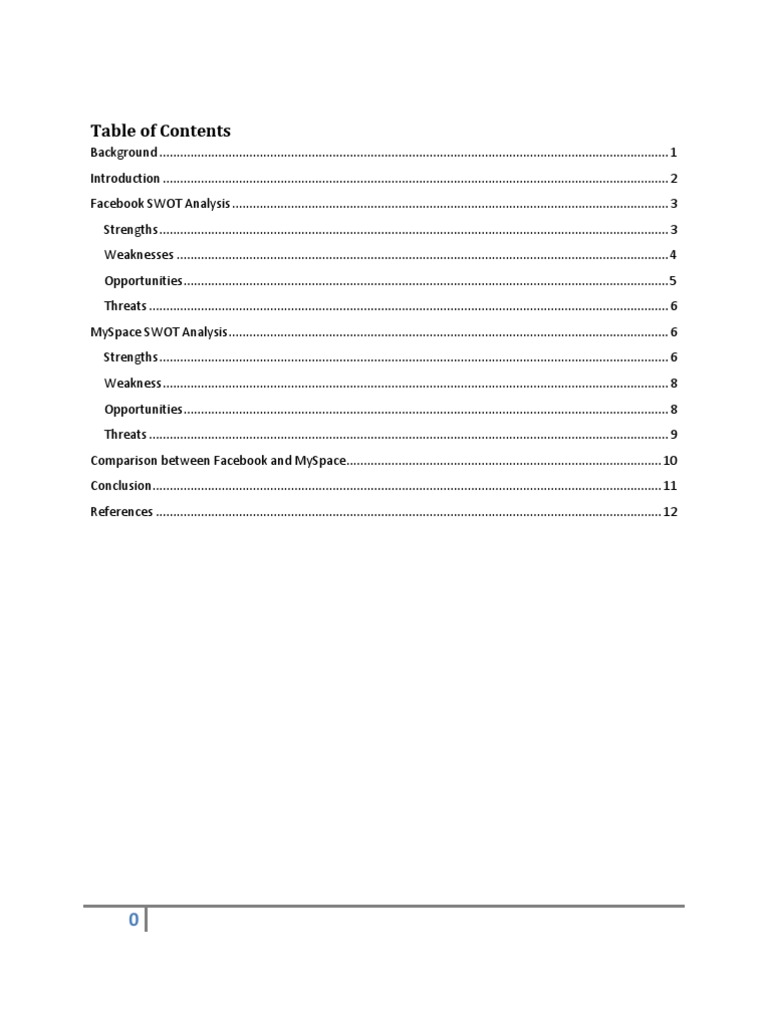 Facebook Vs Myspace | PDF | Myspace | Facebook