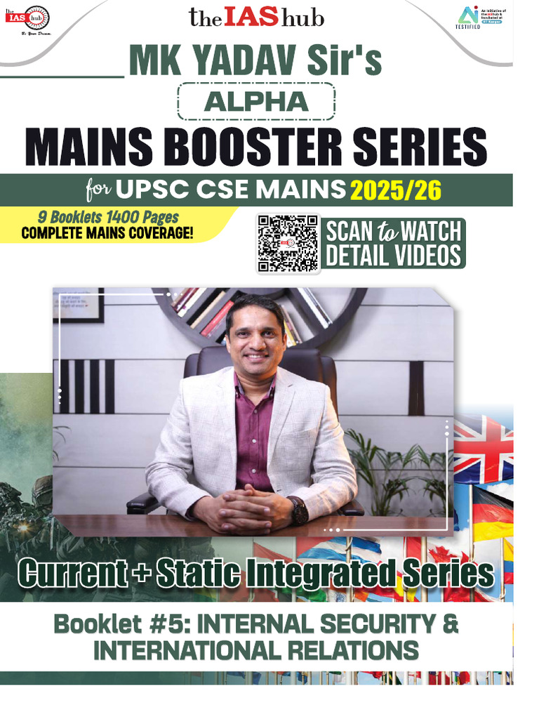 Internal Security + International Relations Mains Booster Series | PDF ...