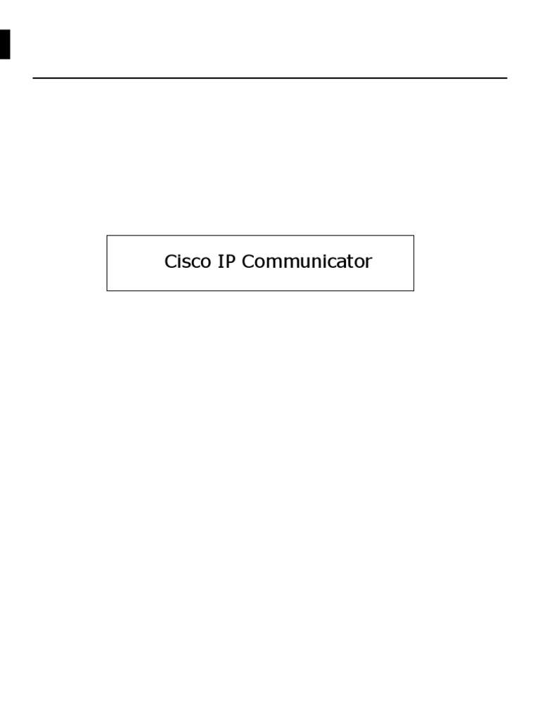Cisco IP Comunicator | PDF | Keyboard Shortcut | Computer Keyboard