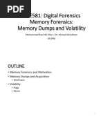 Volatility Memory Forensics Cheat Sheet | PDF