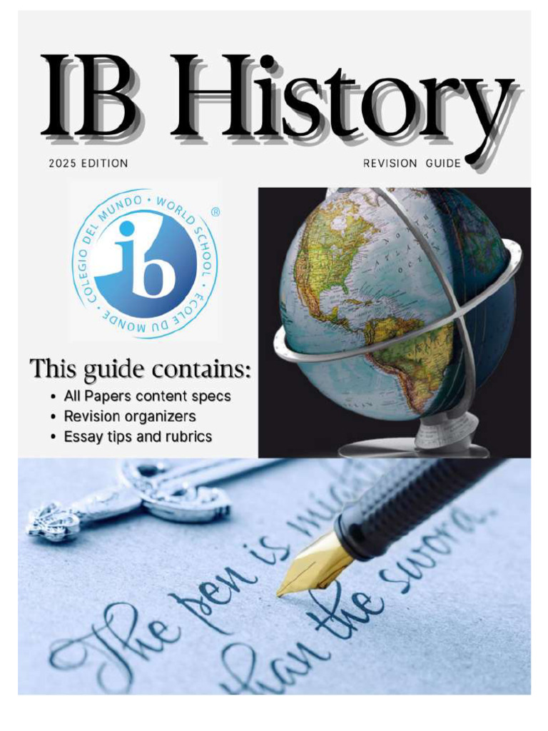 IB History Revision Packet-2 | PDF | Essays | Cold War