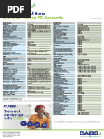 MyMoBiz Account Pricing 2025 | PDF | Banks | Debit Card