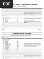 Résultats du Concours de Magistrats 2021 | PDF | France