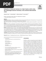 Mini-Z Survey: Measuring Physician Burnout | PDF | Occupational Burnout ...