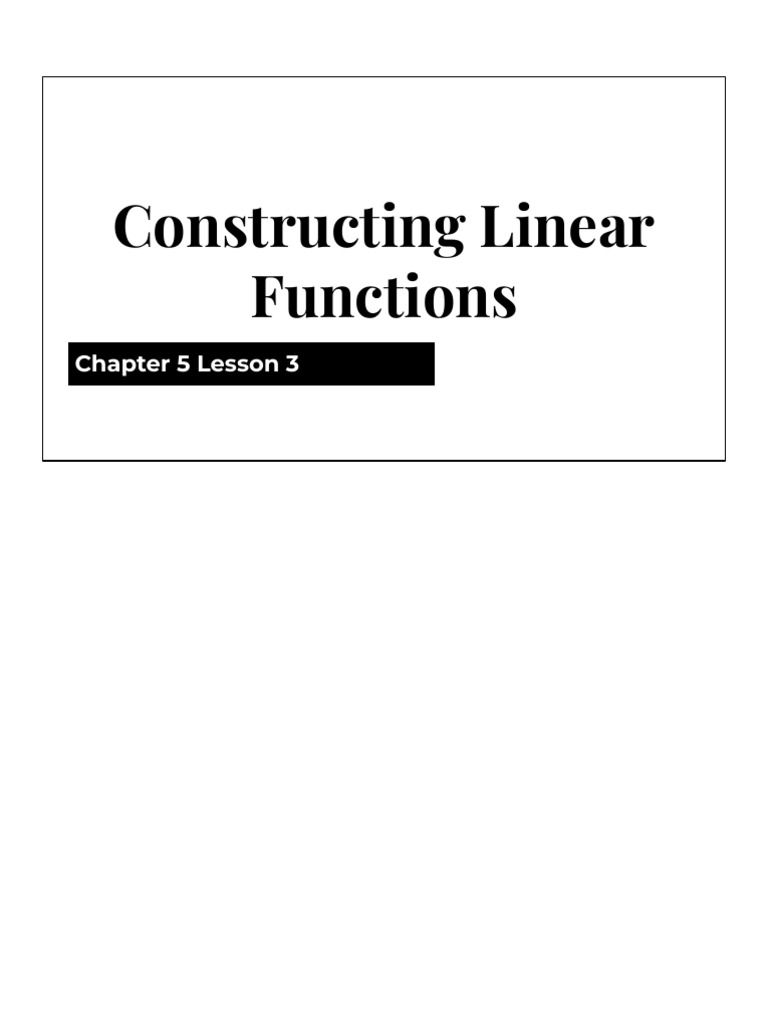Course 3 Chapter 5 Lesson 3 Note Pages | PDF | Function (Mathematics ...