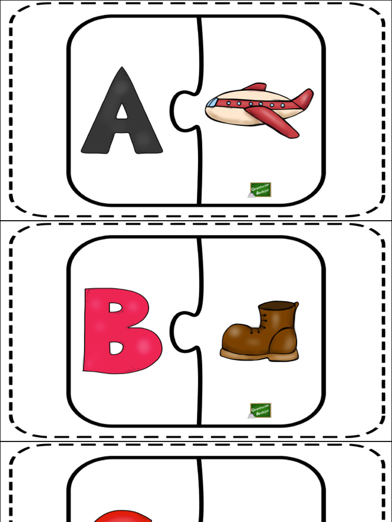Abecedario Puzzle | PDF