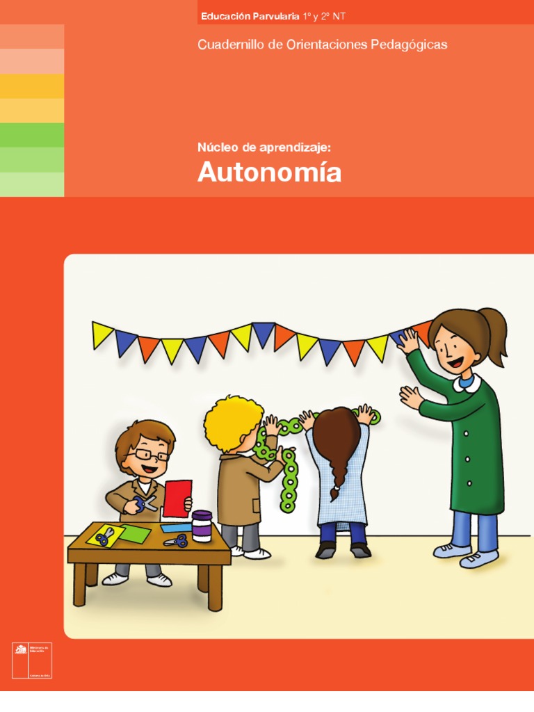 autonomía , cuadernillo de orientaciones pedagogicas
