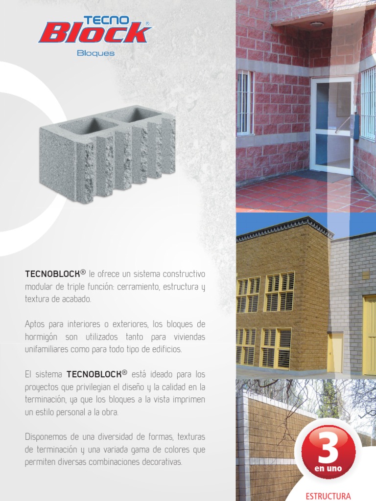 Bloques TECNOBLOCK | PDF