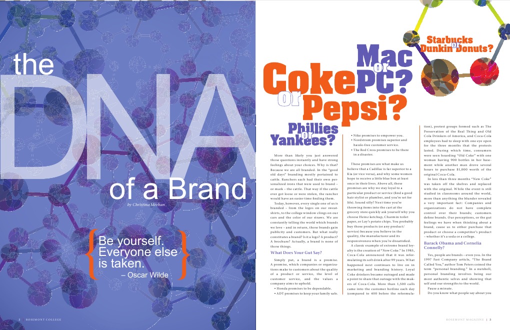 The DNA of A Brand | PDF | Coca Cola | Brand