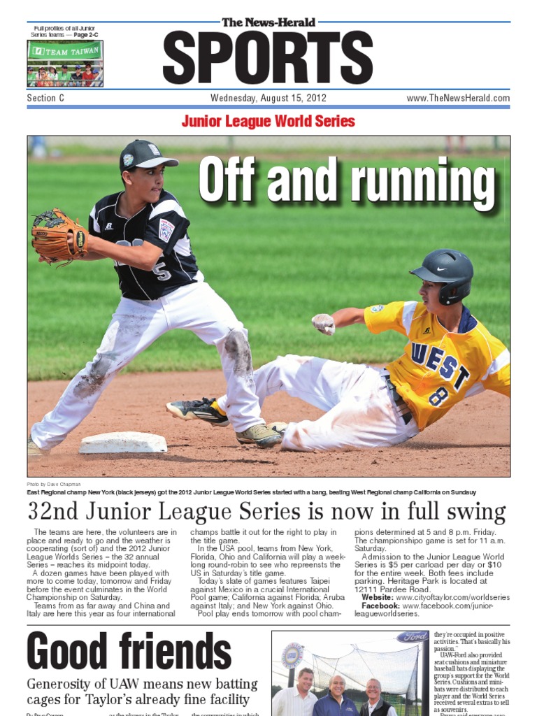 News-Herald Sports Front Page 8-15 | PDF | World Series | Leisure