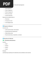 Recount Text Structure Explained | PDF | Verb | Languages