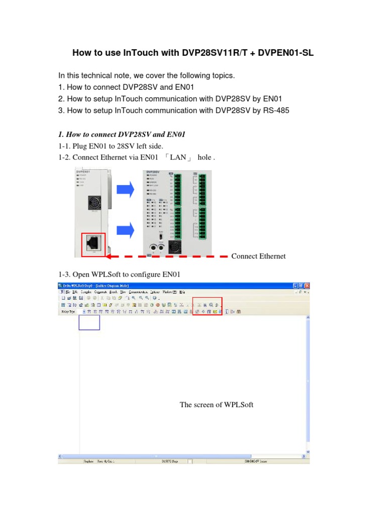 SCADA Intouch Connection | PDF | Ip Address | Input/Output