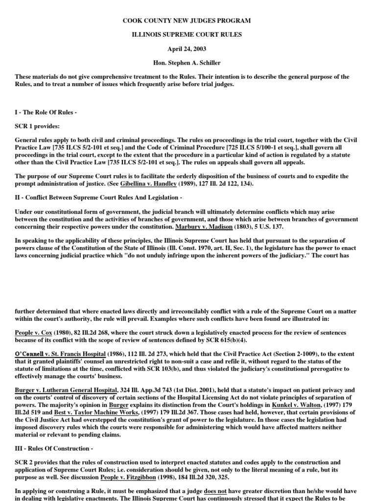 Illinois Law - Supreme Court-Foreclosure | PDF | Deposition (Law ...