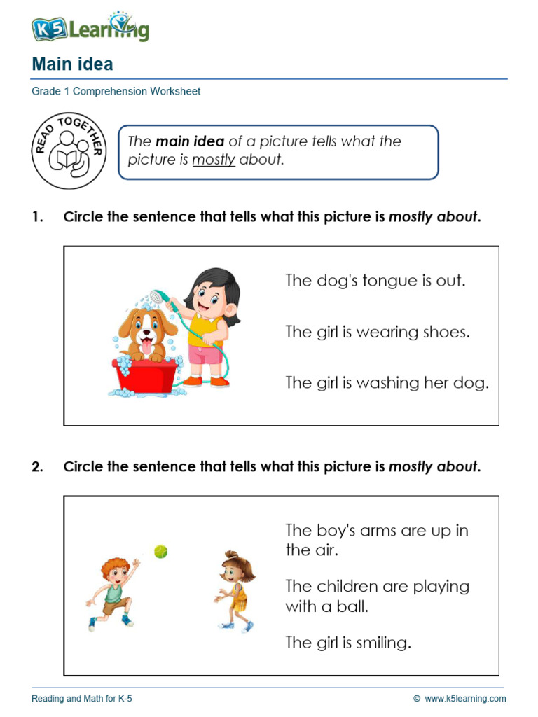 grade-1-main-idea-b | PDF