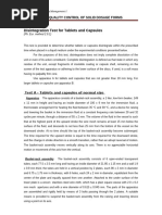 USP Disintegration Test Overview | PDF | Tablet (Pharmacy)