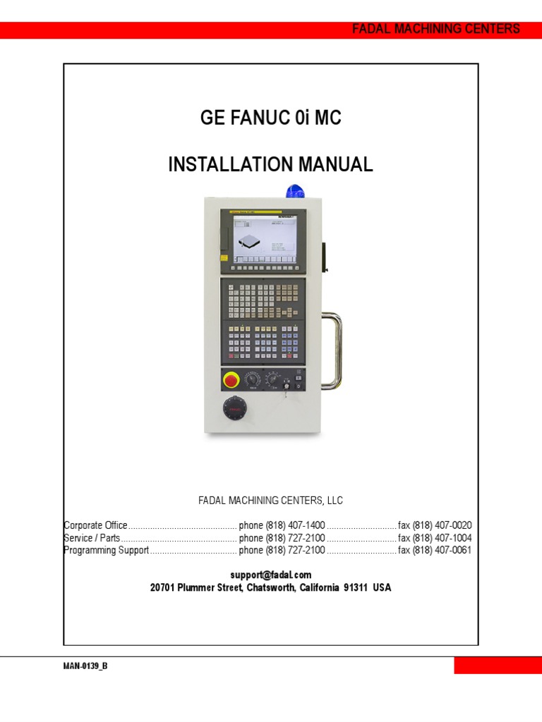 Fanuc Installation Manual 2006 | PDF | Electrical Conductor | Horsepower