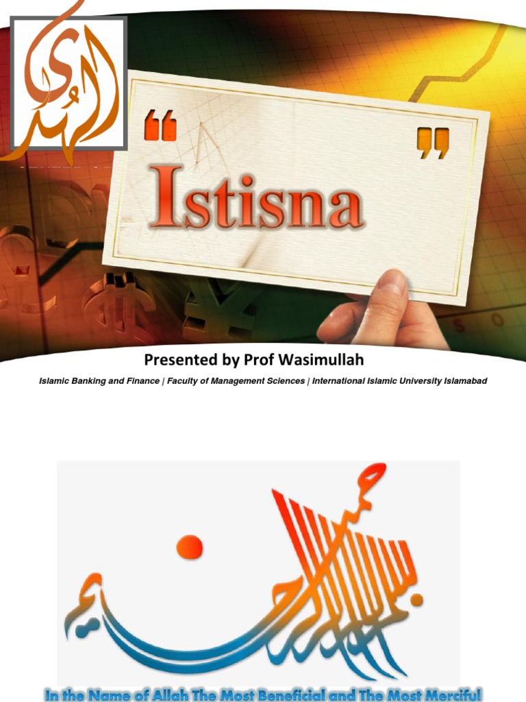 Istisna V Final | PDF | Islamic Banking And Finance | Banks